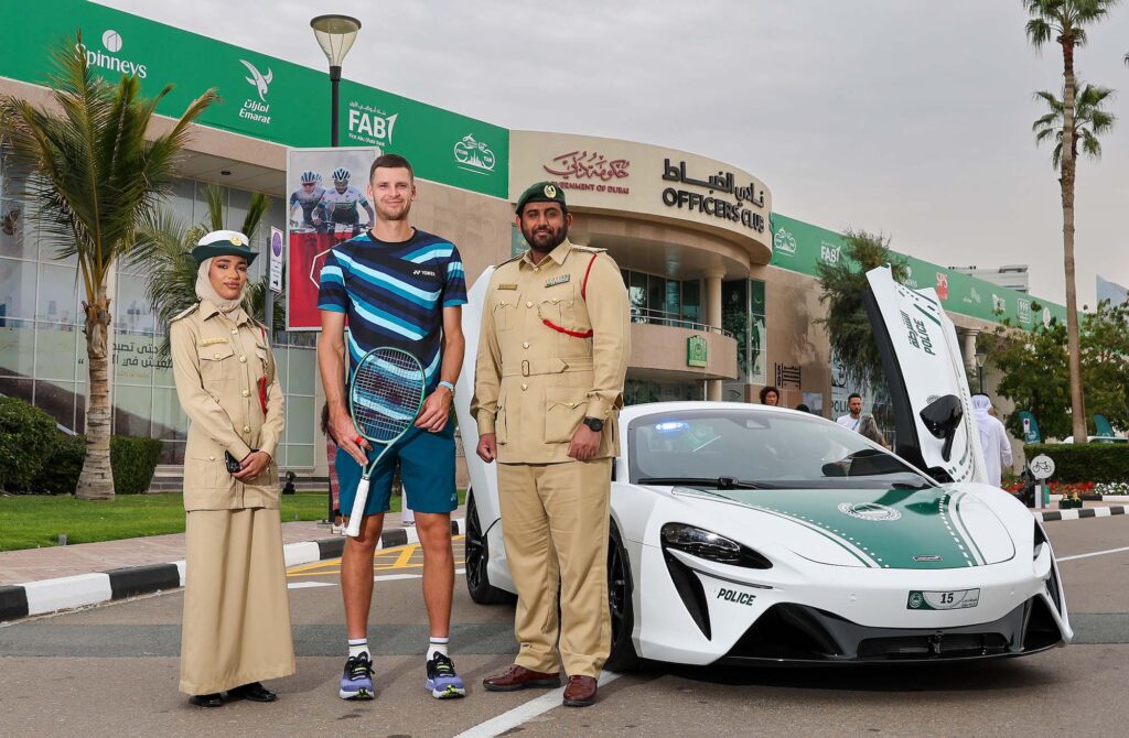 Need for speed: Zhang and Hurkacz given supercar experience at Dubai ...