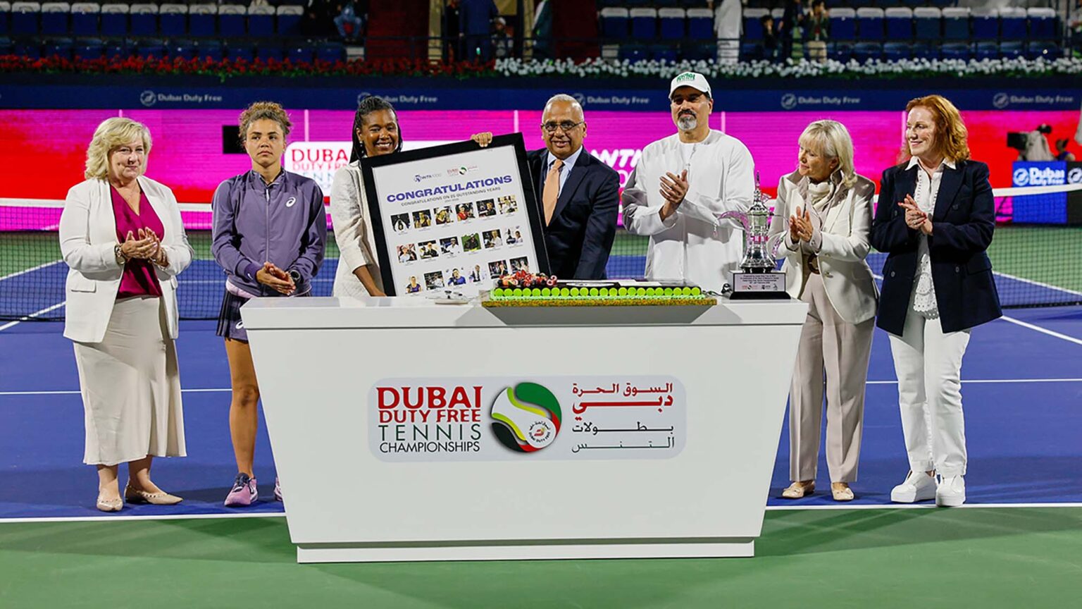 Celebrating 25 years of WTA tennis at the Dubai Duty Free Tennis ...