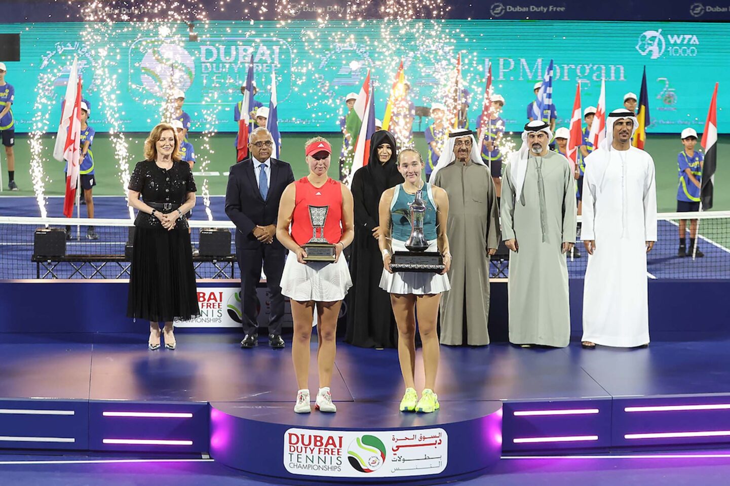 Teenage champ Mirra Andreeva makes history with victory at Dubai Duty Free Tennis Championships ...