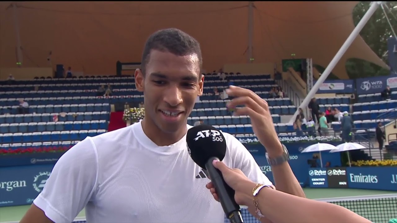 Felix Auger-Aliassime | Post-Match Interview | R2 | 2025 Dubai Duty Free Tennis Championships ...